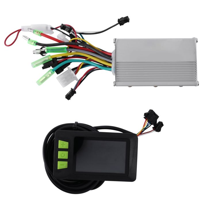 36V Electric Bike Brushless Motor Controller with LCD Display,Electric ...