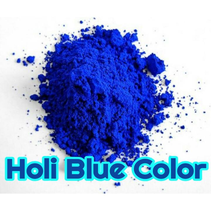 BLUE Holi Color- 250 gm- Abir Colorful Powder Herbal Organic Colors For ...
