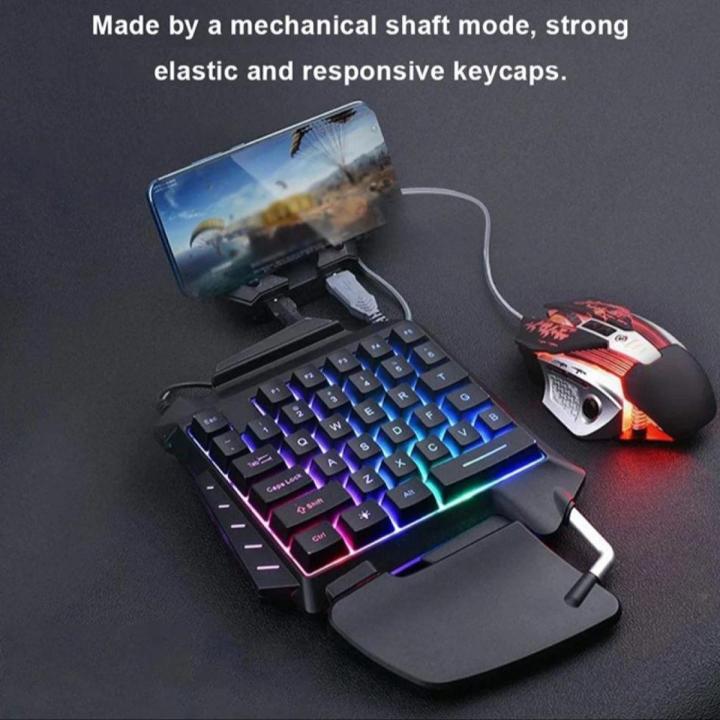 K-Snake Mobile Gaming RGB Keyboard & Mouse Combo For Play games in ...