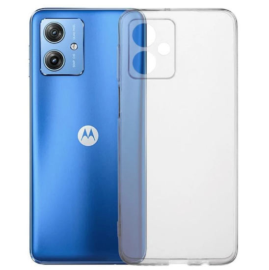 Motorola Moto G64 5G Transparent Soft & Flexible TPU Mobile Back Cover ...