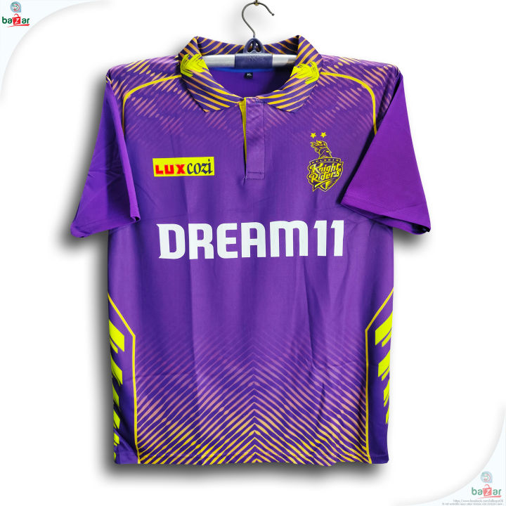 Kolkata Knight Riders Short sleeve Collar Polo IPL Jersey For Men - KKR ...