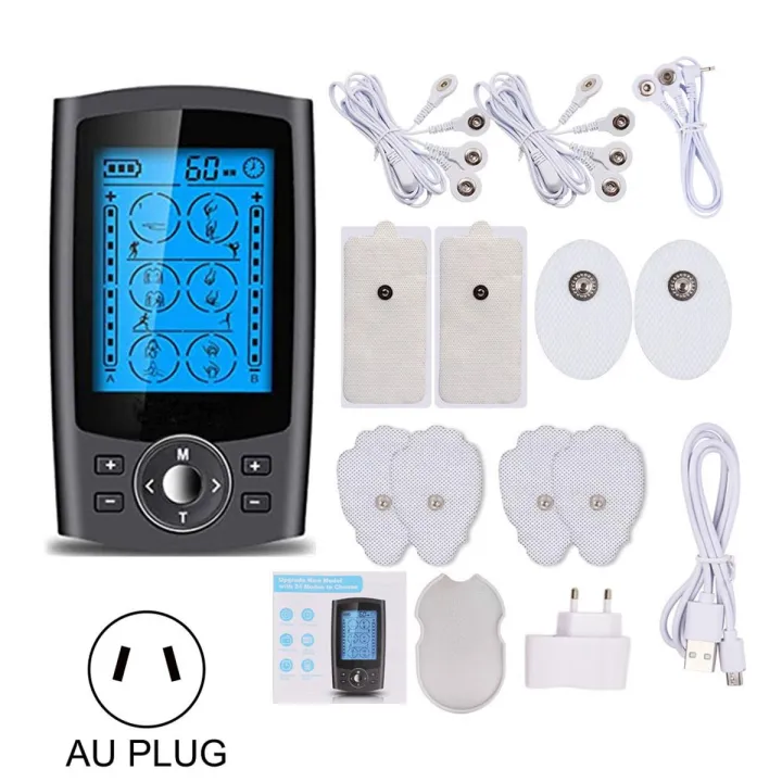 Tens Unit 24 Modes 20 Intensity Electric Stimulation Massager Muscle ...