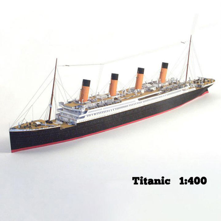 【Trusted】 1:400 DIY Handcraft Titanic Ship 3D Paper Model Sets Toys ...