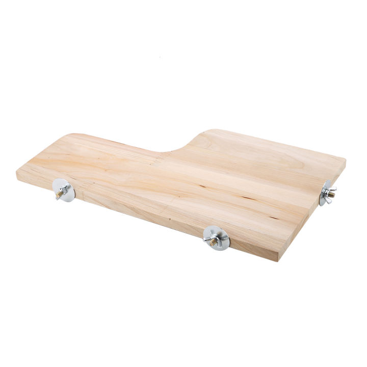 L-shaped Small Pet Natural Wood Stand Platform Toy Wooden Jumping ...