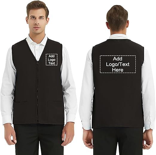 Uniform Customized Work Vests 12 Pieces | Daraz.com.bd