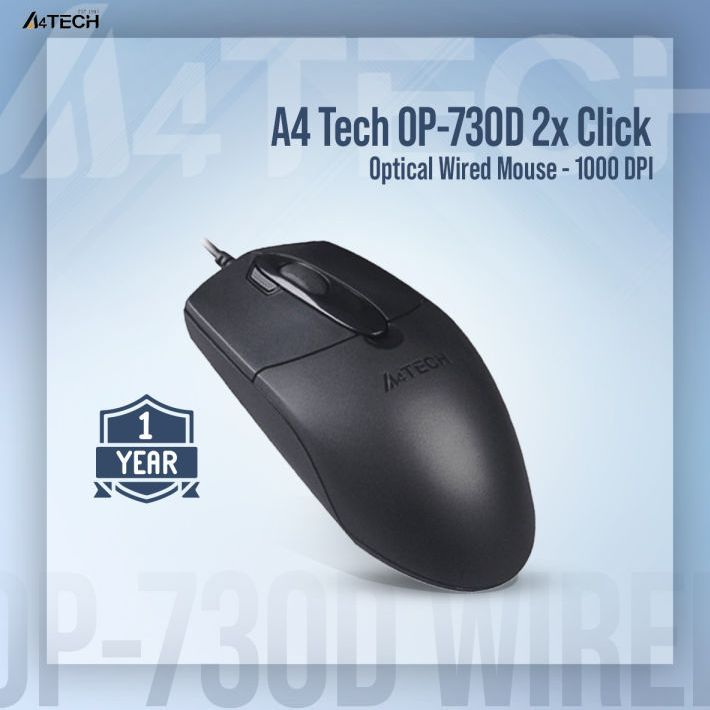 A4TECH OP-730D 2X Click wired optical mouse | Daraz.com.bd