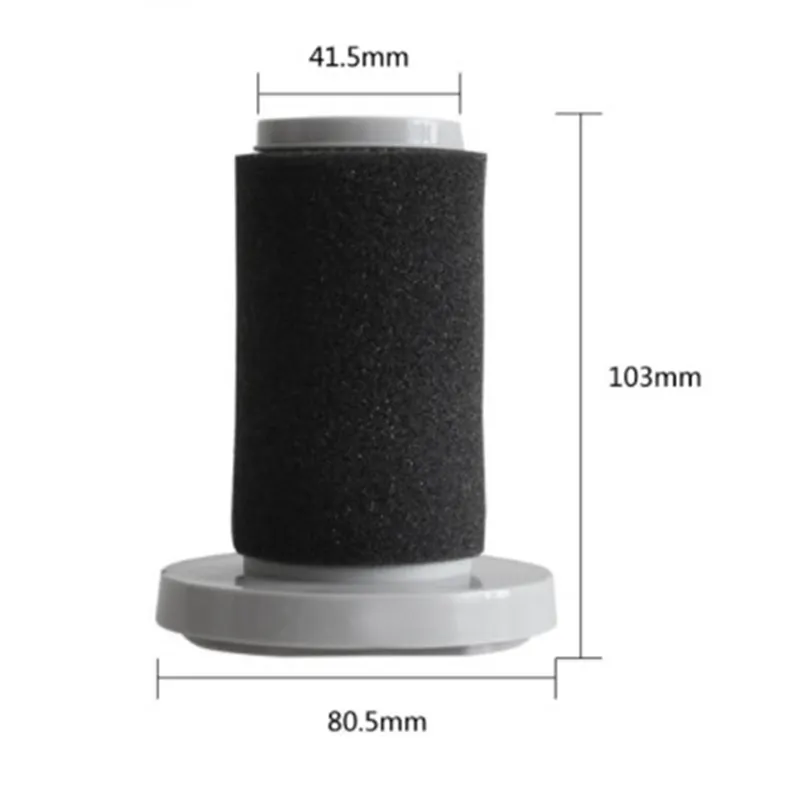 4 Set Hepa Filter Mini Push Rod Vacuum Brush Replacement Filter for ...