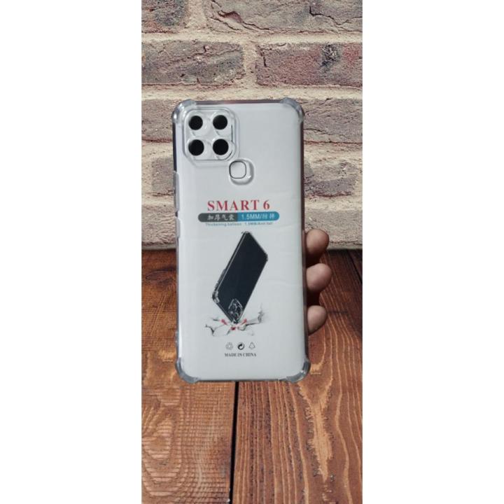 For Infinix Smart 6 Premium Silicone Case Crystal Clear Soft TPU Ultra-Thin Transparent Flexible ...