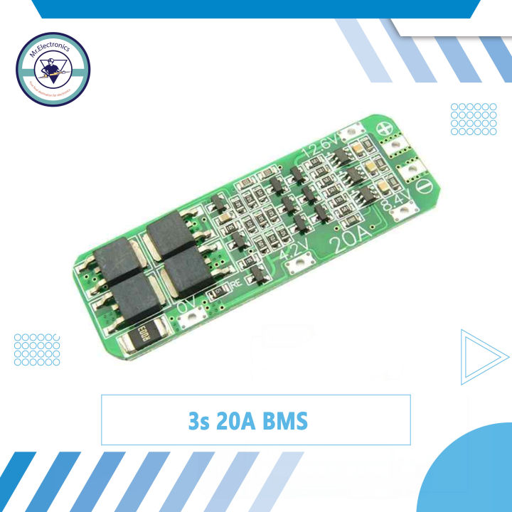 BMS Battery Protection Board 3S 20A 12.6V 18650 AA AAA Lipo Li-ion ...