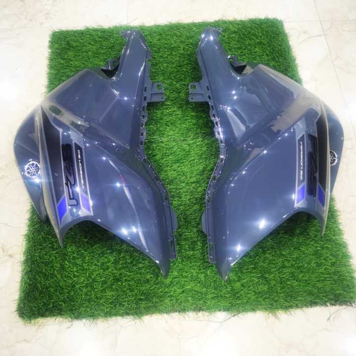 Tanki Cover Metallic Grey 3D Yamaha FZ-S V3 | Daraz.com.bd