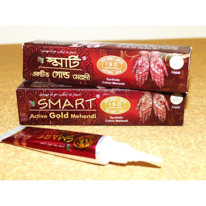 Smart Active Gold Henna Mehendi- 3 pcs | Daraz.com.bd