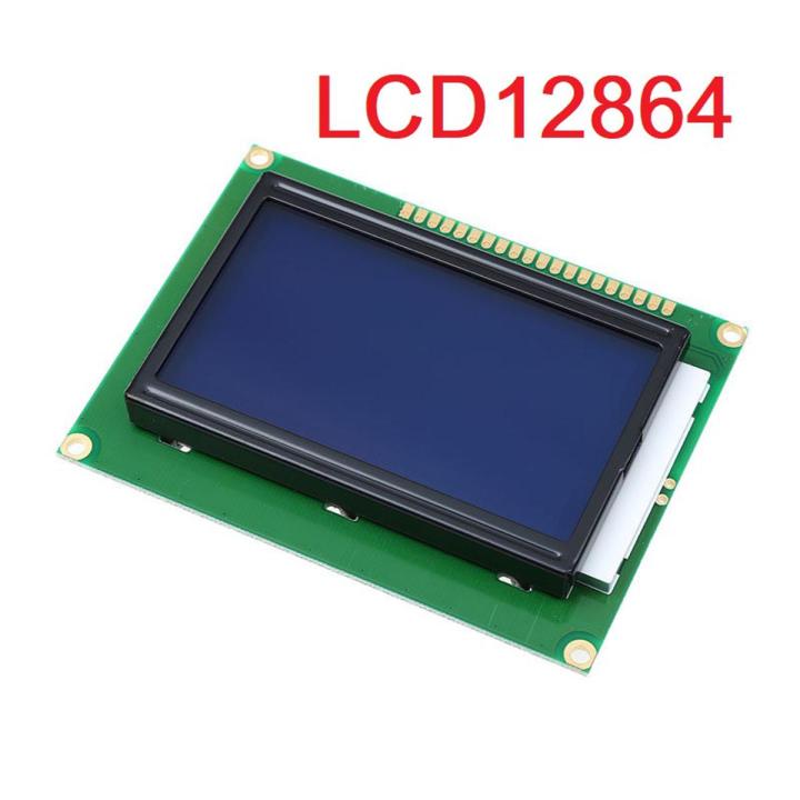 LCD12864 12864 Full Graphics LCD Display Monitor 12864 128×64 5V Character Blue Backlight Screen ...