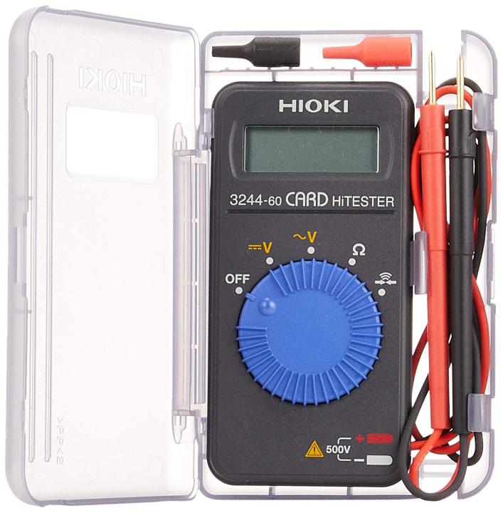 HIOKI 3244-60 Card HiTester and Digital Multimeter, 41.99 Megaohms ...