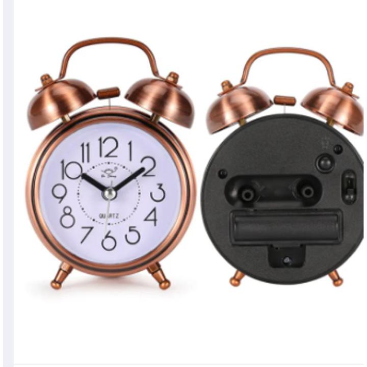 Big size Antique COLOUR METAL Alarm Clock Twin Bell Alarm Clock With ...