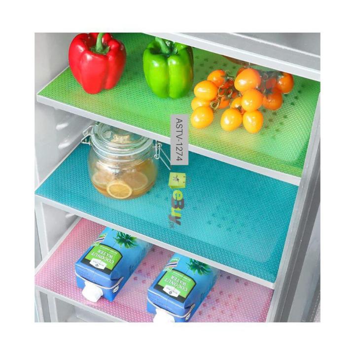 Fridge Mat- Save your Family To Use Fridge Mate [4 Pcs Set] | Daraz.com.bd