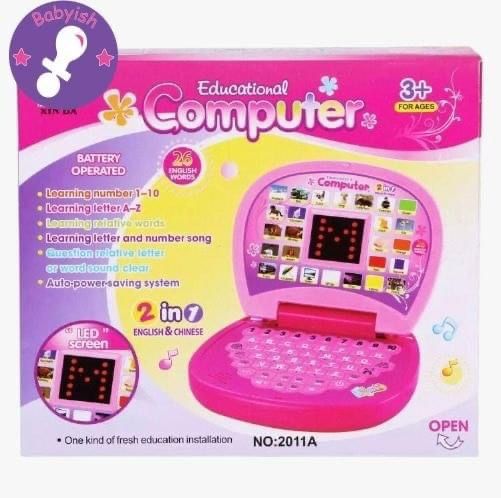 EDUCATIONAL Computer and Learning ABCD, Words & Number Battery Operated ...