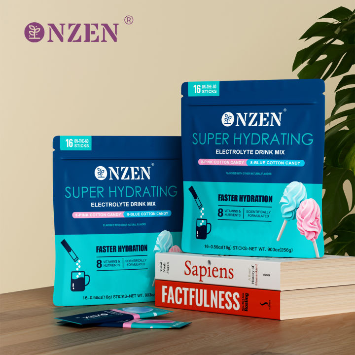 Cotton Candy Hydration Powder Packets – Electrolyte drink mix in ...