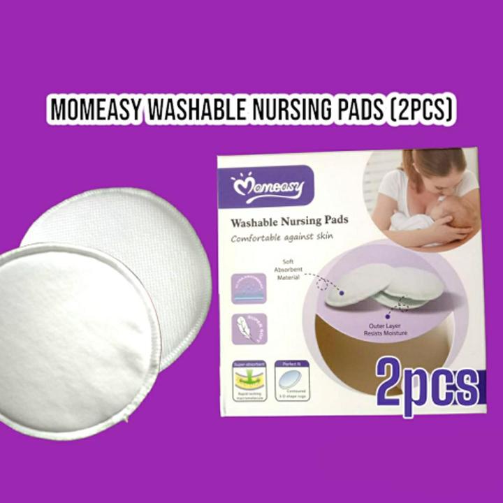 2pcs Baby Feeding BreastPad Washable Nursing Pad | Daraz.com.bd