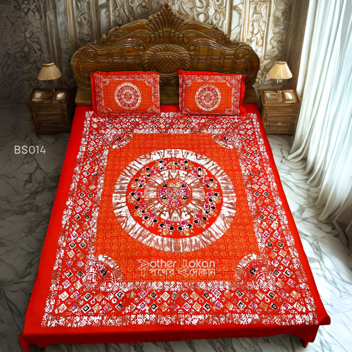 King Size Cotton Bed Sheet (7 x 8 Feet) | Soft & Durable Multicolor ...