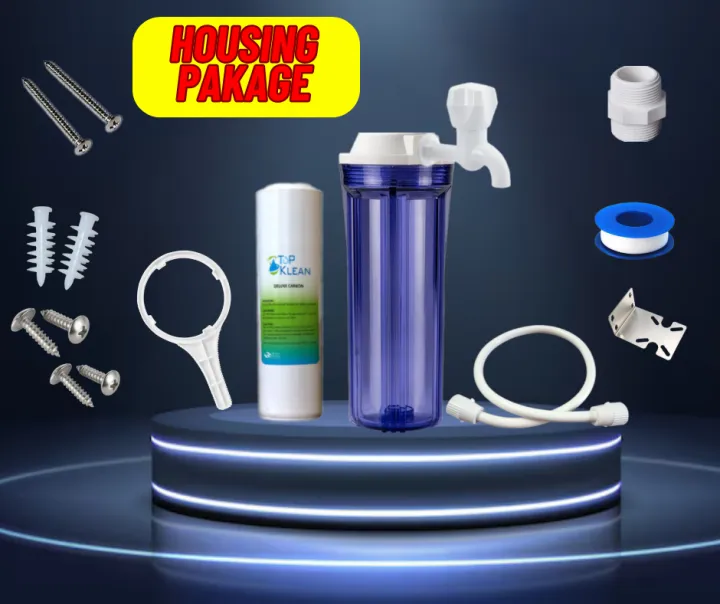 10 Inch Water Filter Purifier with all Accessories for Household Iron ...