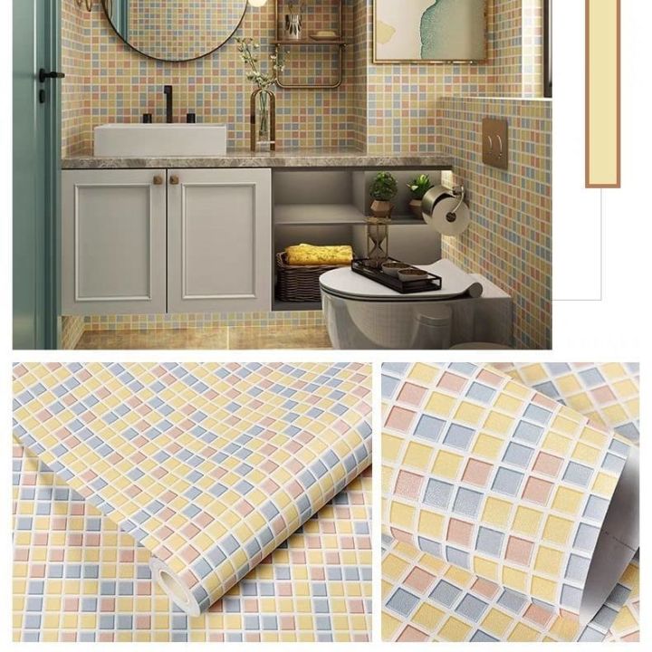 2M Adhesive Vinyl Wallpaper Furniture Office Cabinet Door PVC ...
