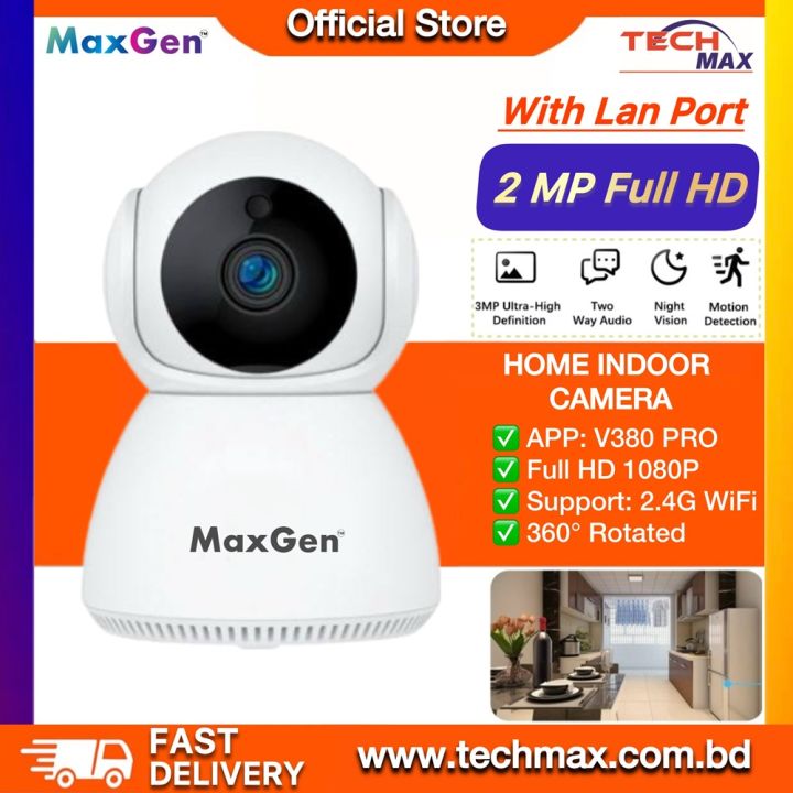 MexGen V380 PRO Q9X 2MP HD 1080P WIFI IP Camera 360 Degree Robotic Mini ...