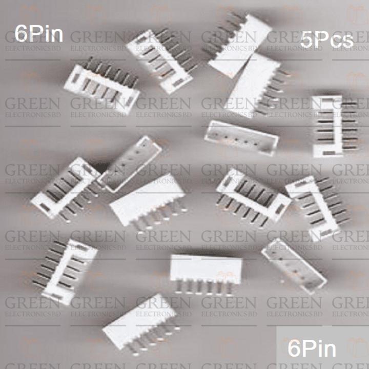 5Pcs-Female Housing JST XH Male Header 6 Pin 2.54mm Pitch Male ...