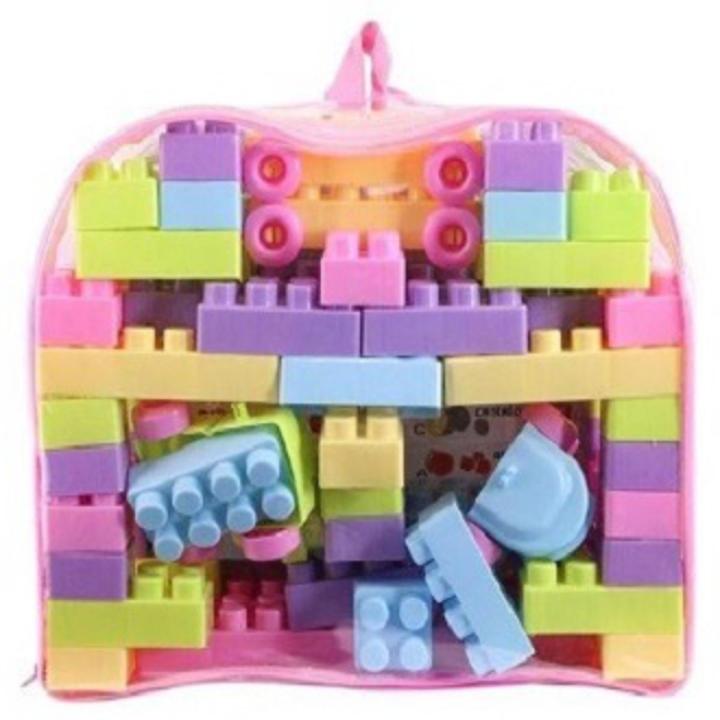 Plastic Building Blocks Toys - Multi Color | Daraz.com.bd
