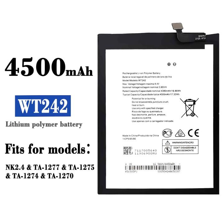 Nokia WT242 Brand New Fresh Replacement Mobile Battery for Nokia 2.4 ...
