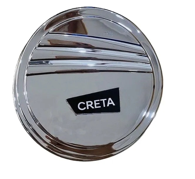 Hyundai Creta Fuel Tank Cover Lid – Premium Metallic Fuel Cap Cover for ...