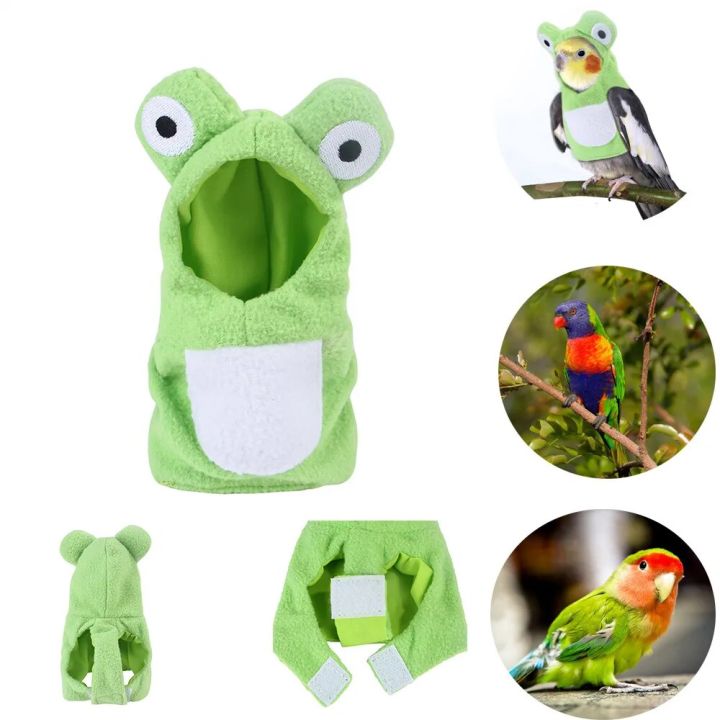 【Free shipping】 Funny Frog Birds Parrots Costume Cosplay Winter Warm ...