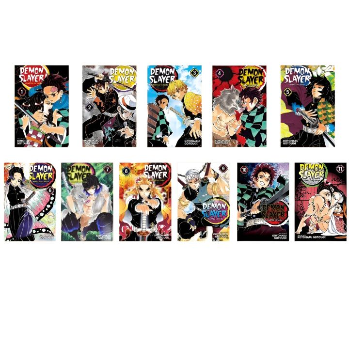 Demon Slayer Set Vol 1-11 manga | Daraz.com.bd