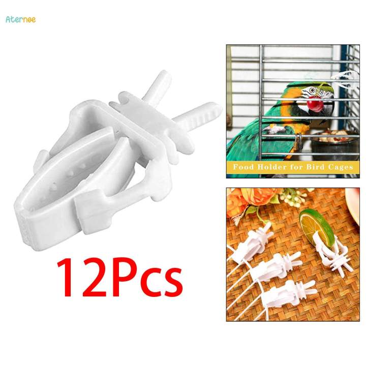 Bird Cage Vegetable and Fruit Clip Feeding Clip, Bird Cage Accessories ...