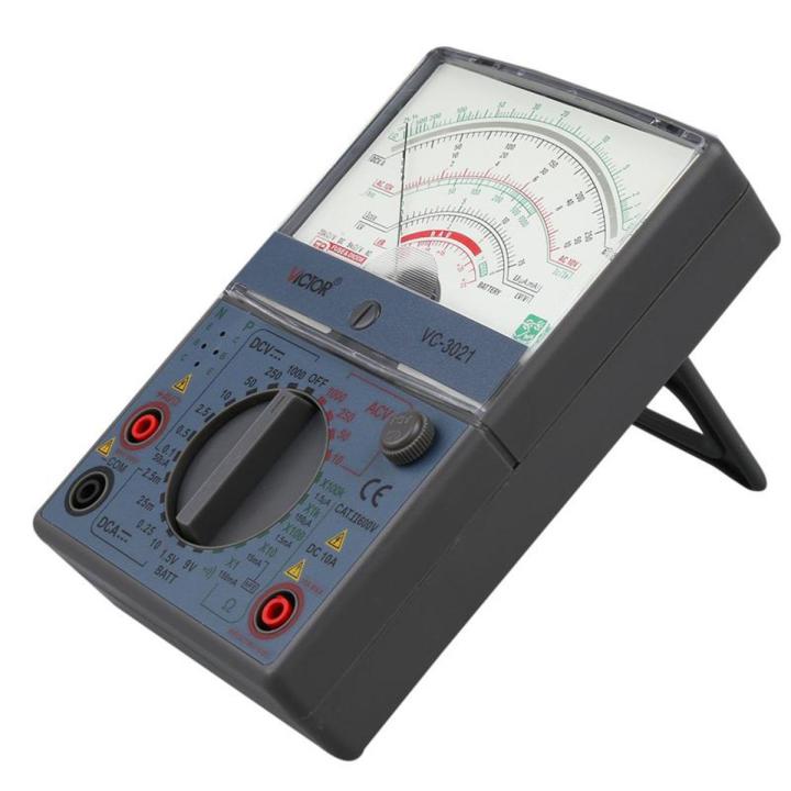 VICTOR VC3021 Analog Multimeter | Traditional Pointer Type Multitester ...