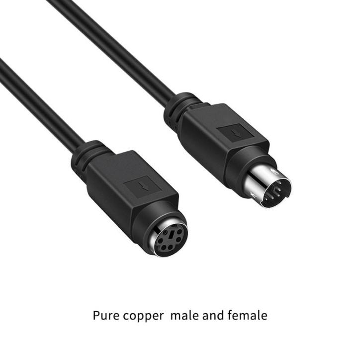 【VisioN Shop】Pure Copper PS/2 Extension Cable PS2 Male To Female Pin ...