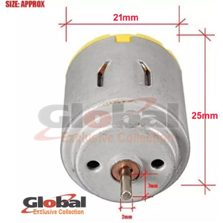 R140, 3-6V DC Motor 25mm Length, 21mm Diameter for Toy Hobbies Model ...