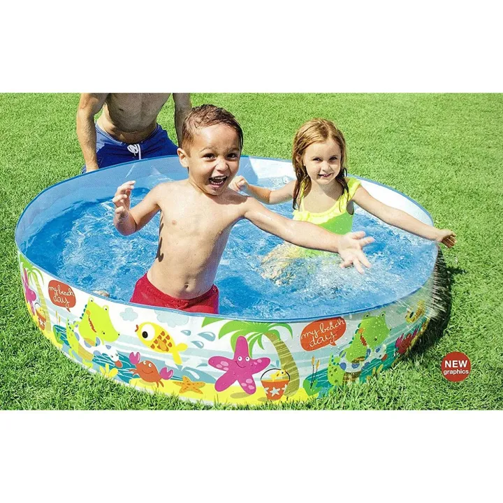 INTEX 56451NP Under The Palm Trees Snap Pool Set- 5 ft x 10-Inch ...