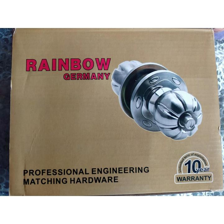 High Security Round Door Lock (Rainbow) | Daraz.com.bd