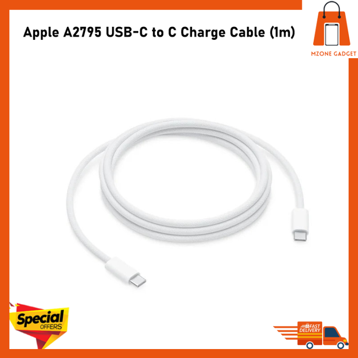 Apple A2795 USB-C to C Charge Cable (1m) | Daraz.com.bd
