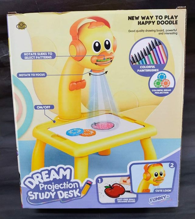 Dream Projection Study Desk, Children Learning Study Led Projector, Art ...