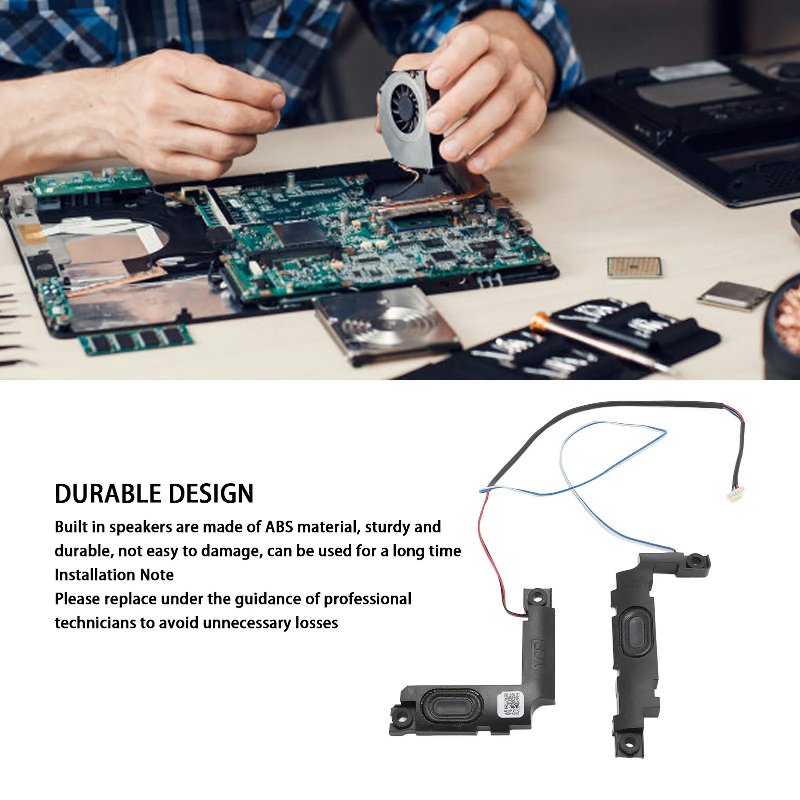 Replacement Internal Speaker Laptop Built in Internal Speaker Kit Right and Left Replacement for ...