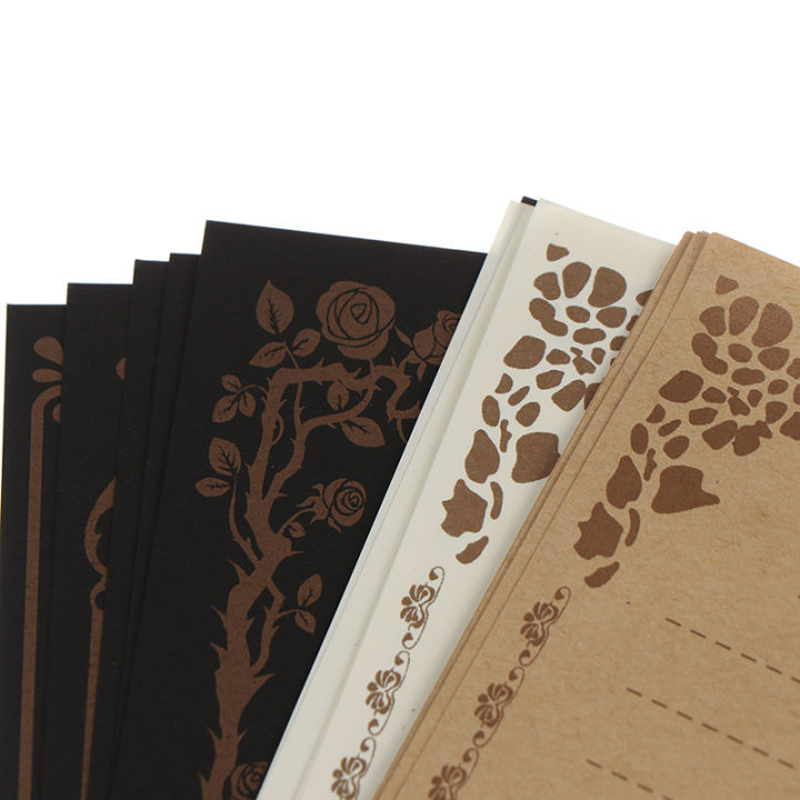 8 sheet/set good European Vintage style writing paper letter kraft ...