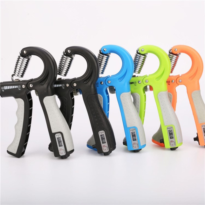 Counting Grip Strengthener Hand Grip for Muscle Building Adjustable ...
