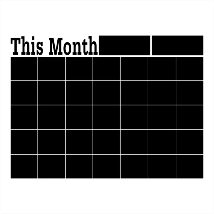 【3C VictoryEagle】Office Board Month Calendar Wall Sticker Gift | Daraz ...