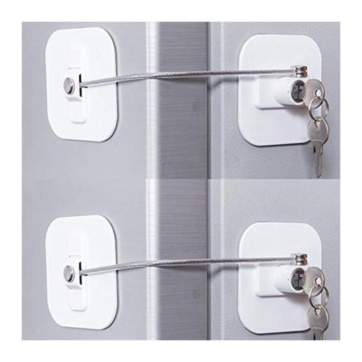 Refrigerator Lock, Mini Fridge Lock with Key for Adults, Lock for a ...