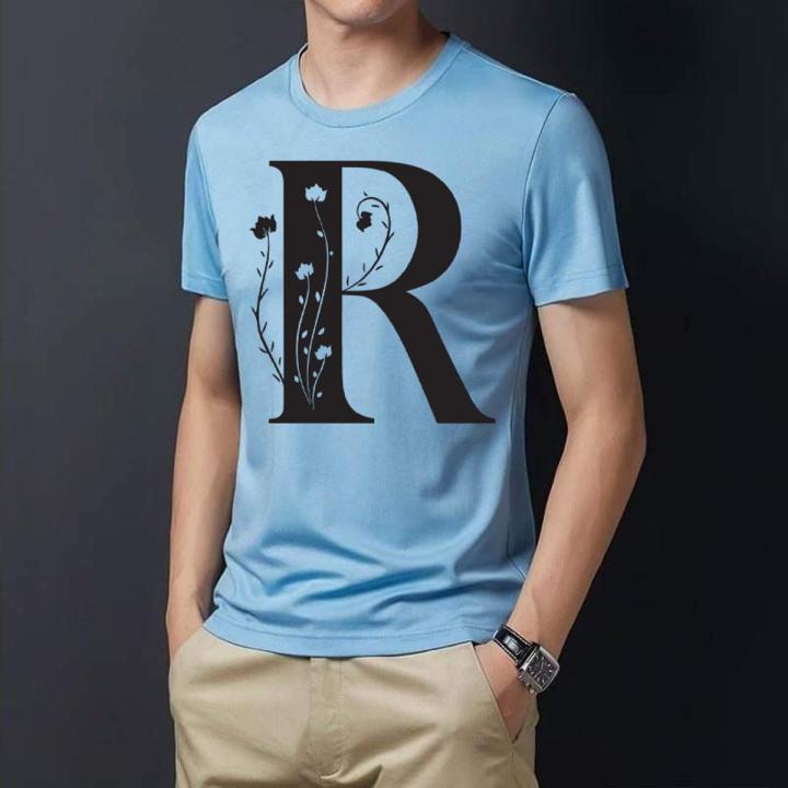 Alphabet Letter "R" T-Shirt For Men'S - T Shirt For Man - T Shirt For ...