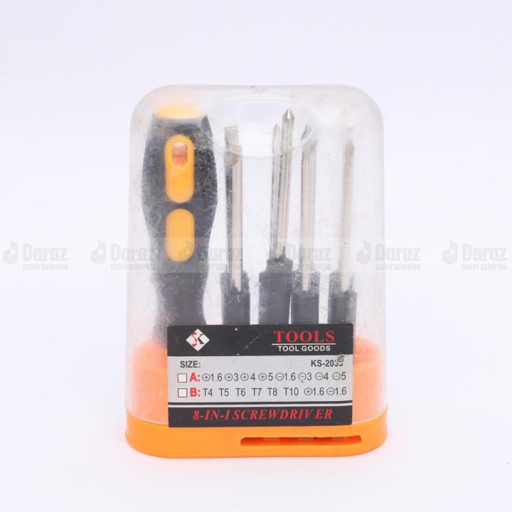Screw driver Set 8 in 1 Multi Size | Daraz.com.bd