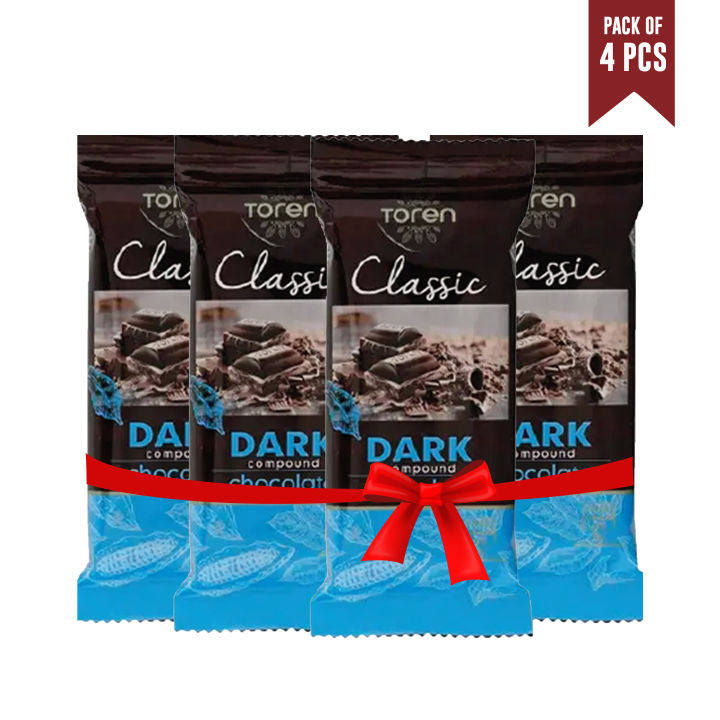 Toren Classic Compound Chocolate Dark 52gm Pack of 4pcs | Daraz.com.bd
