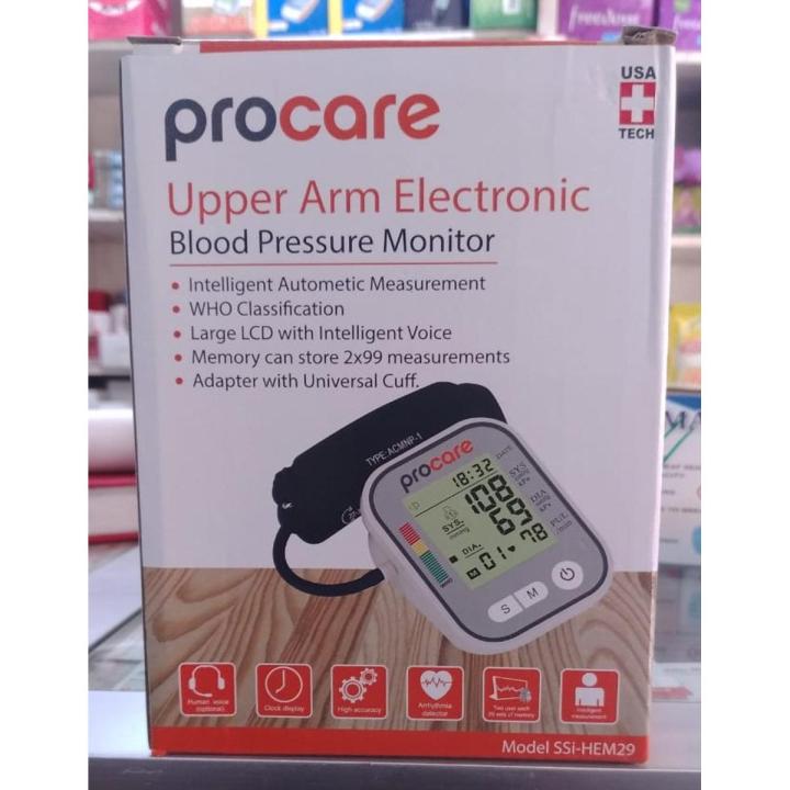Digital Blood Pressure Machine BP Check Machine Procare | Daraz.com.bd