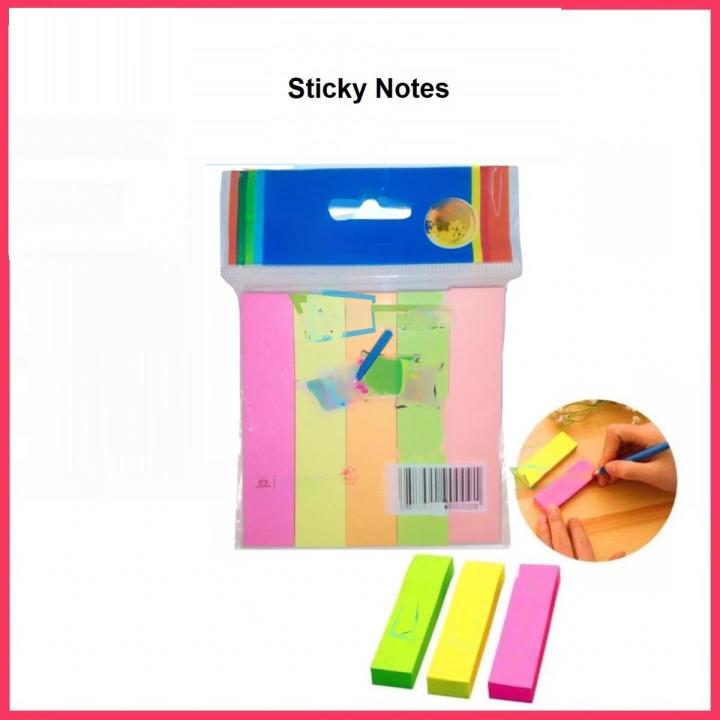 Index Tab Sticky Notes 5 Colors 100 Sheets | Daraz.com.bd